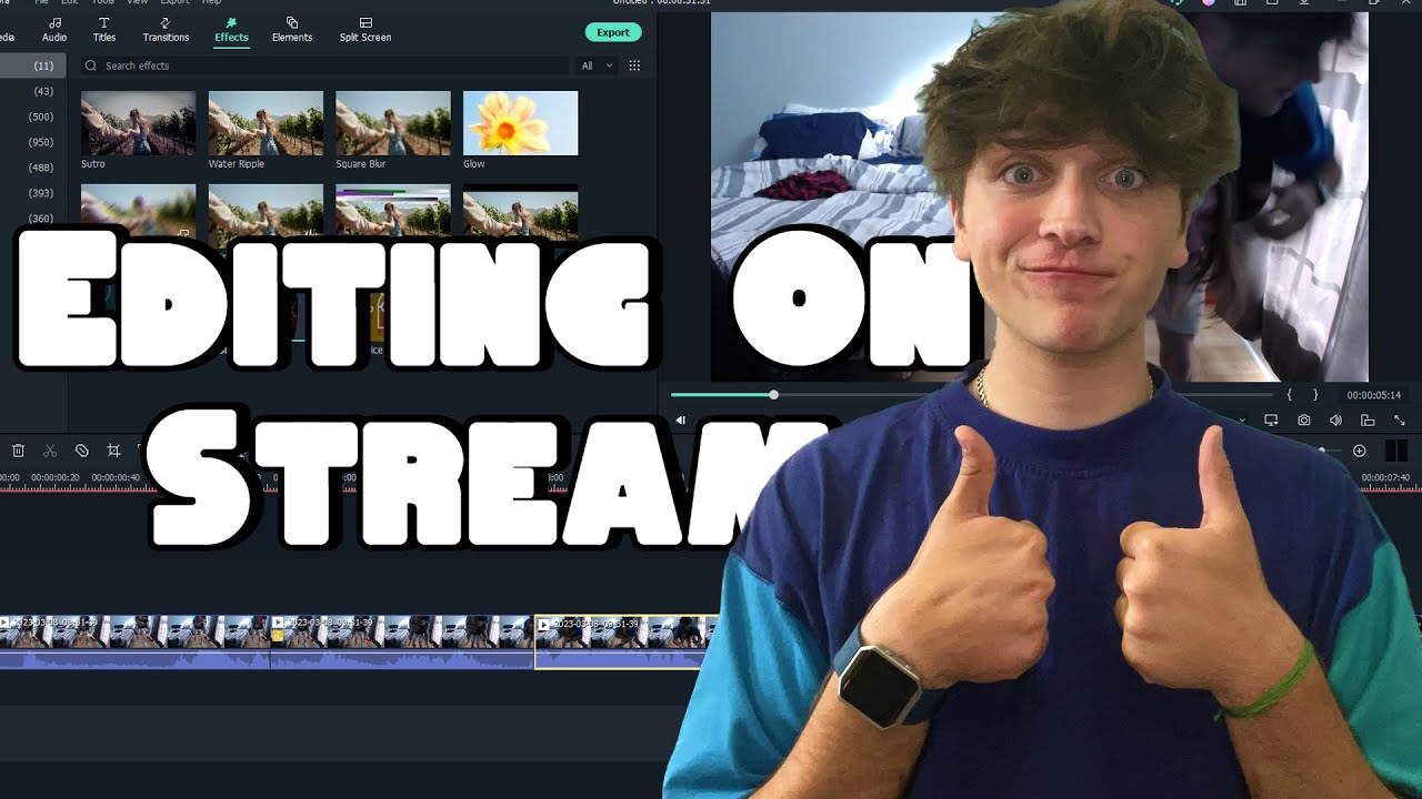 EDITING ON STREAM - YouTube