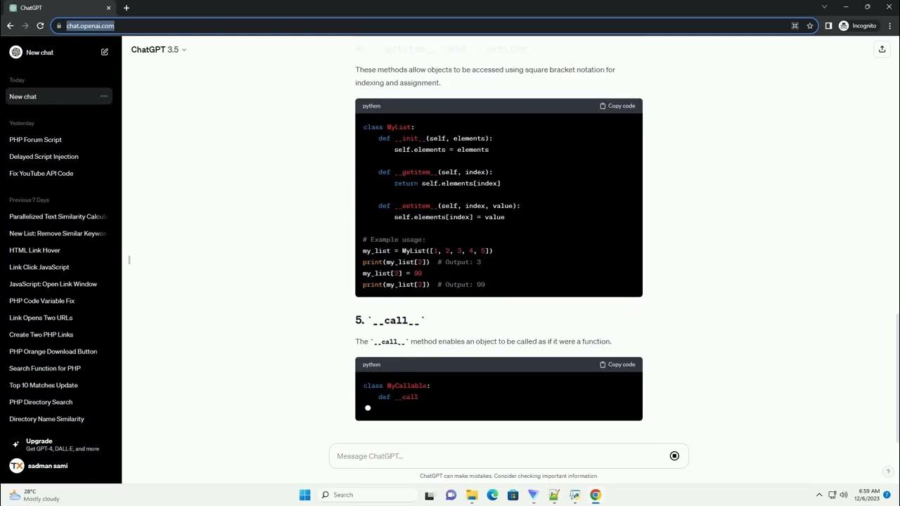 Python All Dunder Methods Youtube