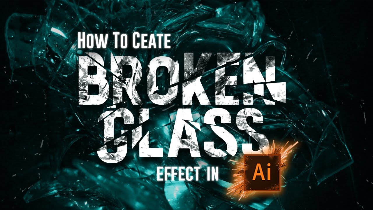 Illustrator Design Broken Glass Effect In Illustrator Typography illustrator-design-broken-glass-effect-in-illustrator-typography