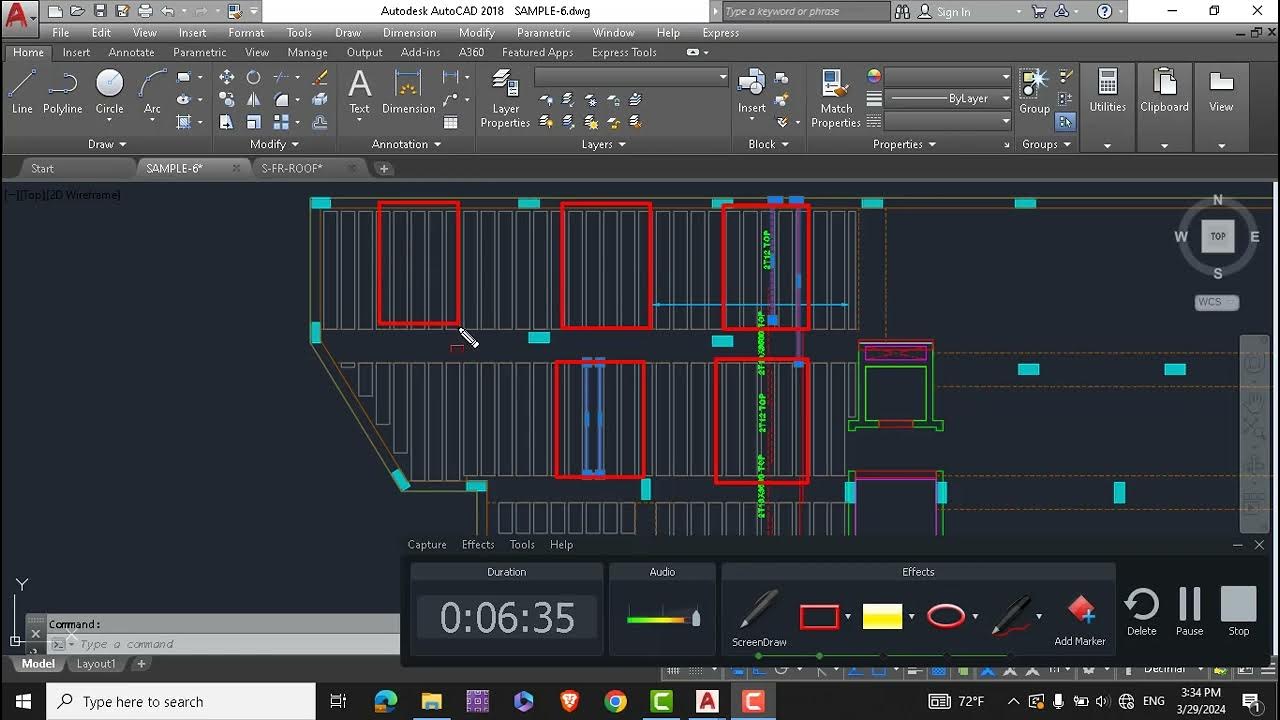 L13 - AutoCAD Structure Course 2024 - YouTube