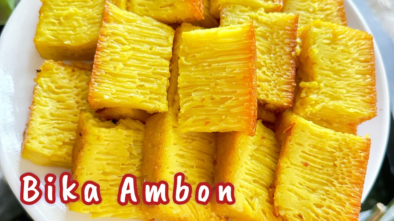 RESEP MUDAH BIKA AMBON BERSERAT BERSARANG SUPER CANTIK ENAK BANGAT ...