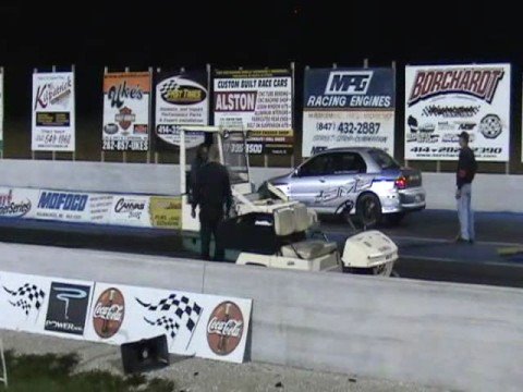 AMS Evo VIII Runs 9.61 @ 152 mph - YouTube