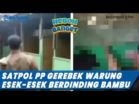 Satpol PP Gerebek 5 Pasangan Mesum di Warung Esek-esek, Kafe Hanya Berdinding Bambu