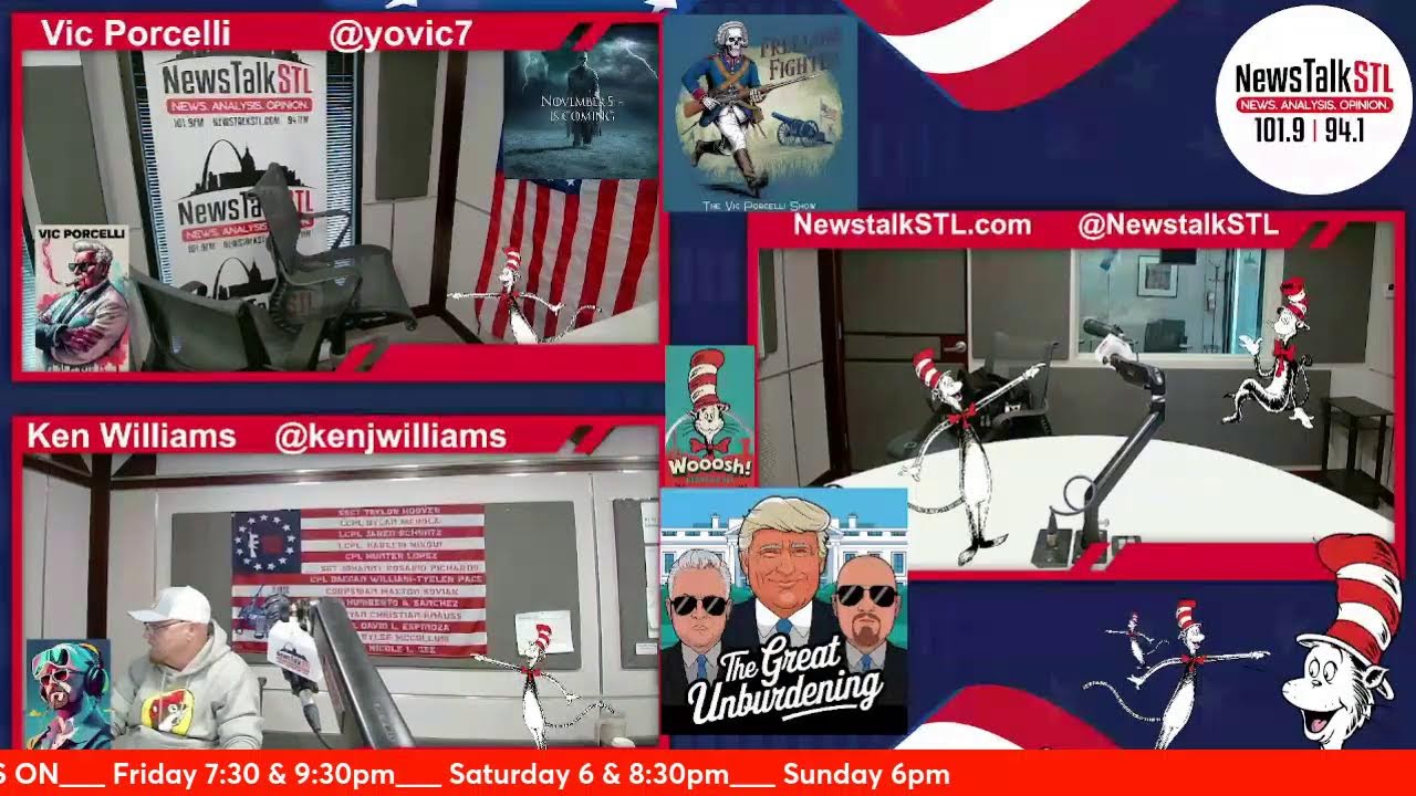 The Vic Porcelli Show – NewstalkSTL – 11-08-24 - YouTube