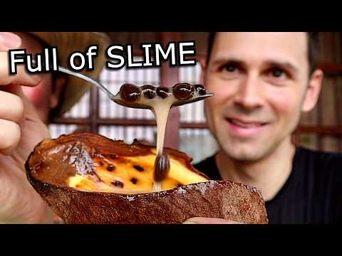 BULL'S BALLS FRUIT - This Insane Fruit is Full of SLIME!