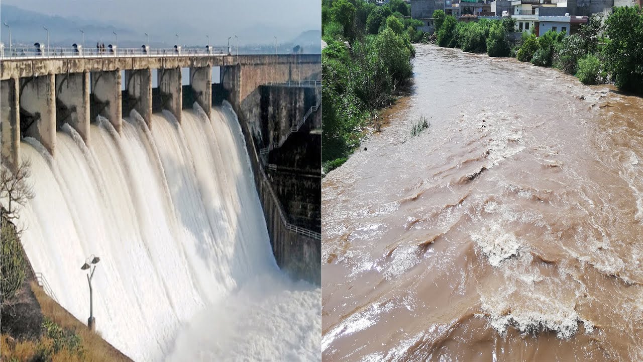 Rawal Dam Spillway Opening Today | Korang River Flood | July 2022 - YouTube