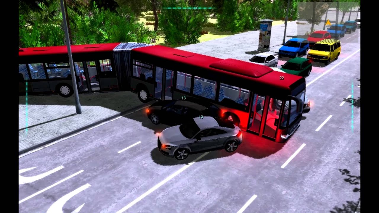 Most realistic bus simulation and crash ever - YouTube