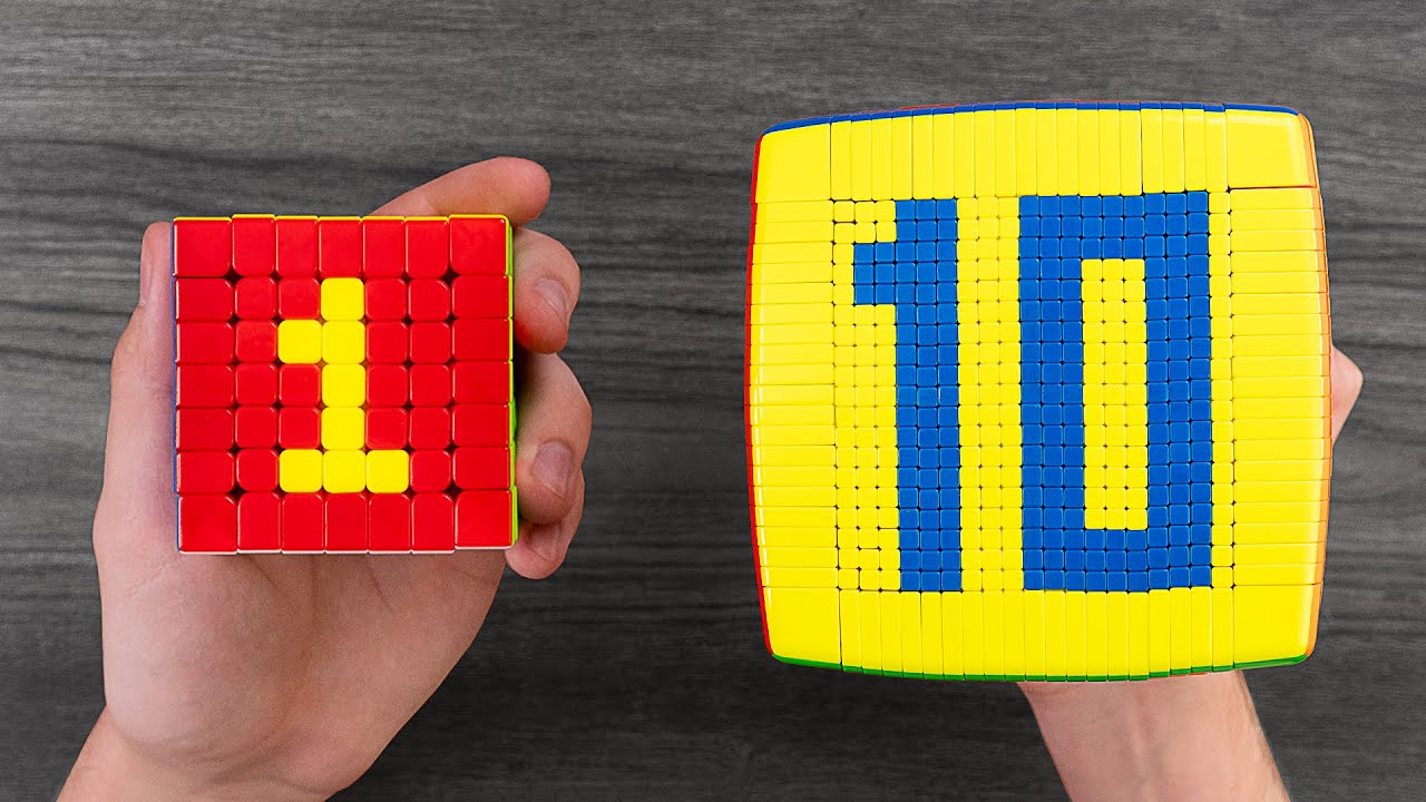 Making Numbers on Rubik’s Cube - YouTube