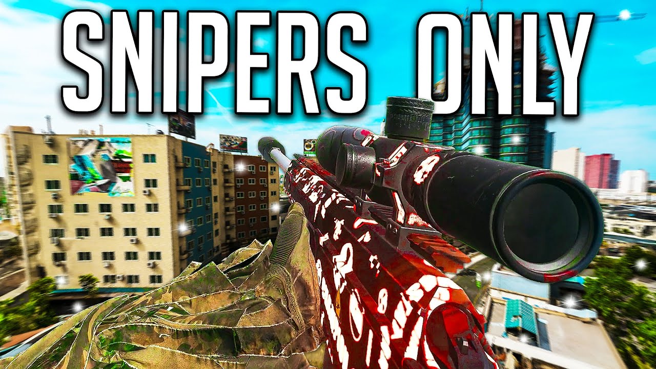 SNIPERS ONLY Mode in Warzone - YouTube