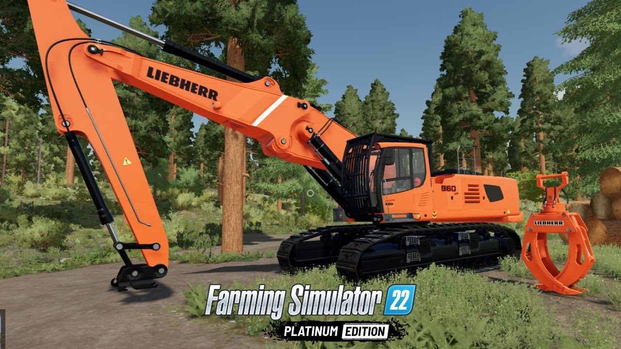 New LIEBHERR R960 SME Excavator is a Game Changer | FS22 | Farming ...