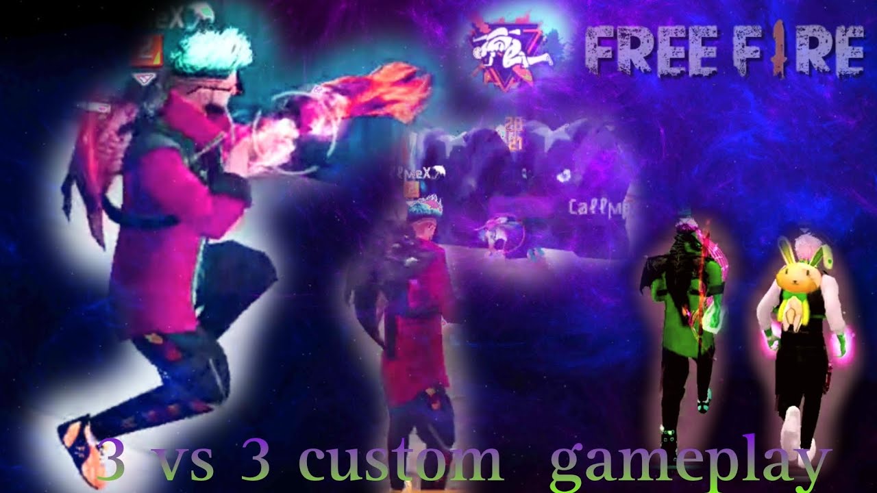 3 vs 3 custom challenge gameplay 🔥 mobile player lll op gameplay ...