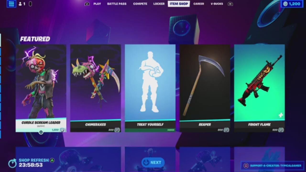 Fortnite Item Shop (October 23rd) New Frankenstein's Monster Skin (New ...