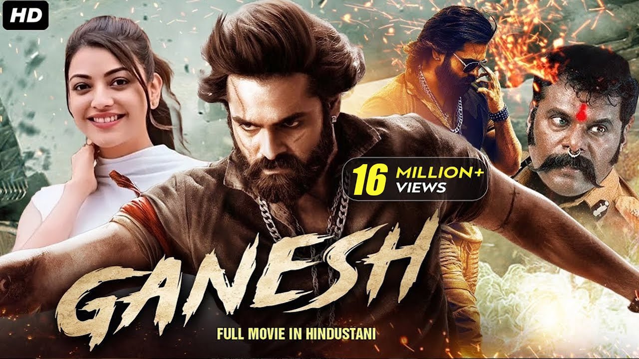 Ram Pothineni's GANESH Full Movie Dubbed In Hindustani | Kajal Agarwal ...
