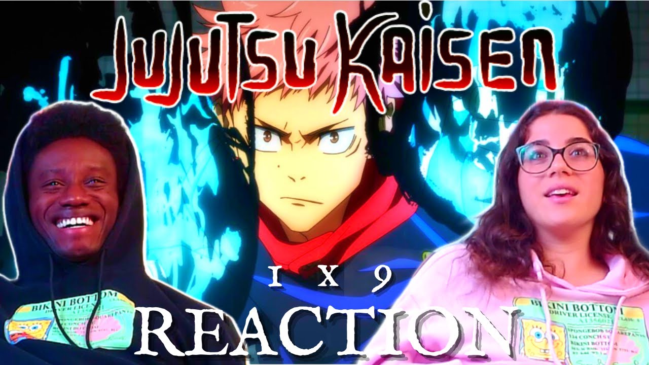 AOT FANS WATCH JUJUTSU KAISEN (EPISODE 9) REACTION - YouTube