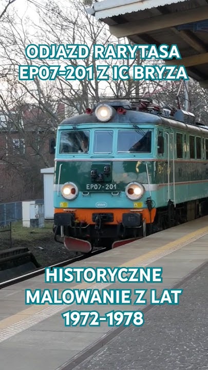 RARYTAS EP07-201 Z IC BRYZA W SOPOCIE #mikol #pociagi #ep07 #train #rarytas - YouTube