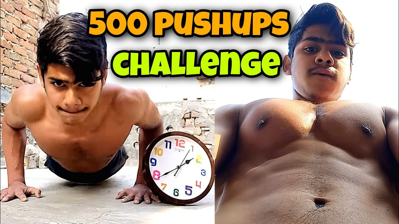 500 pushups in 20 minutes challenge 🔥 - YouTube