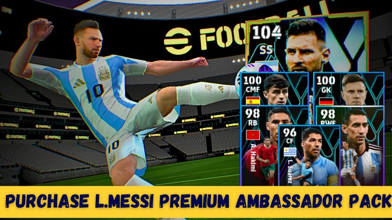 Purchase L. Messi Premium Ambasssador Pack And Train 104 Rated Messi In ...