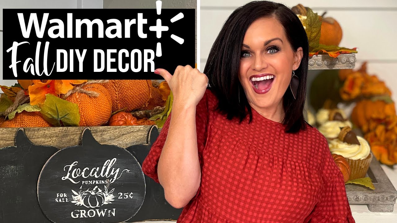 Walmart Fall DIY DECOR Ideas That'll Wow! (Mystery Box Challenge) - YouTube
