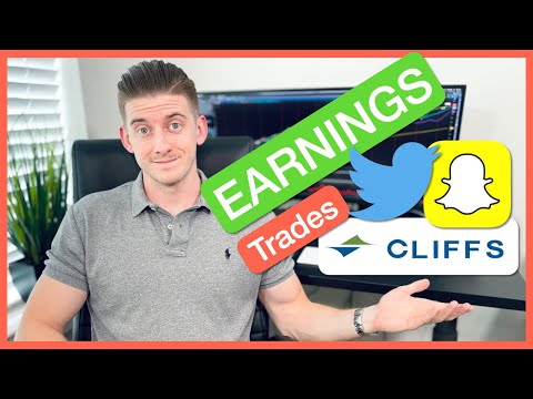 Options Earnings Trades On SNAP, TWTR, & CLF (How To Take Advantage Of HIGH Implied Volatility!)