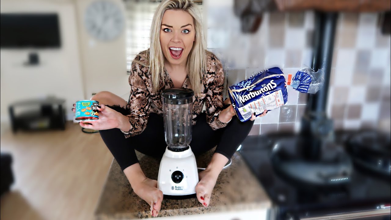 I LIQUIDISED MY FOOD FOR 24 HOURS....*FEET BLENDING CHALLENGE* - YouTube