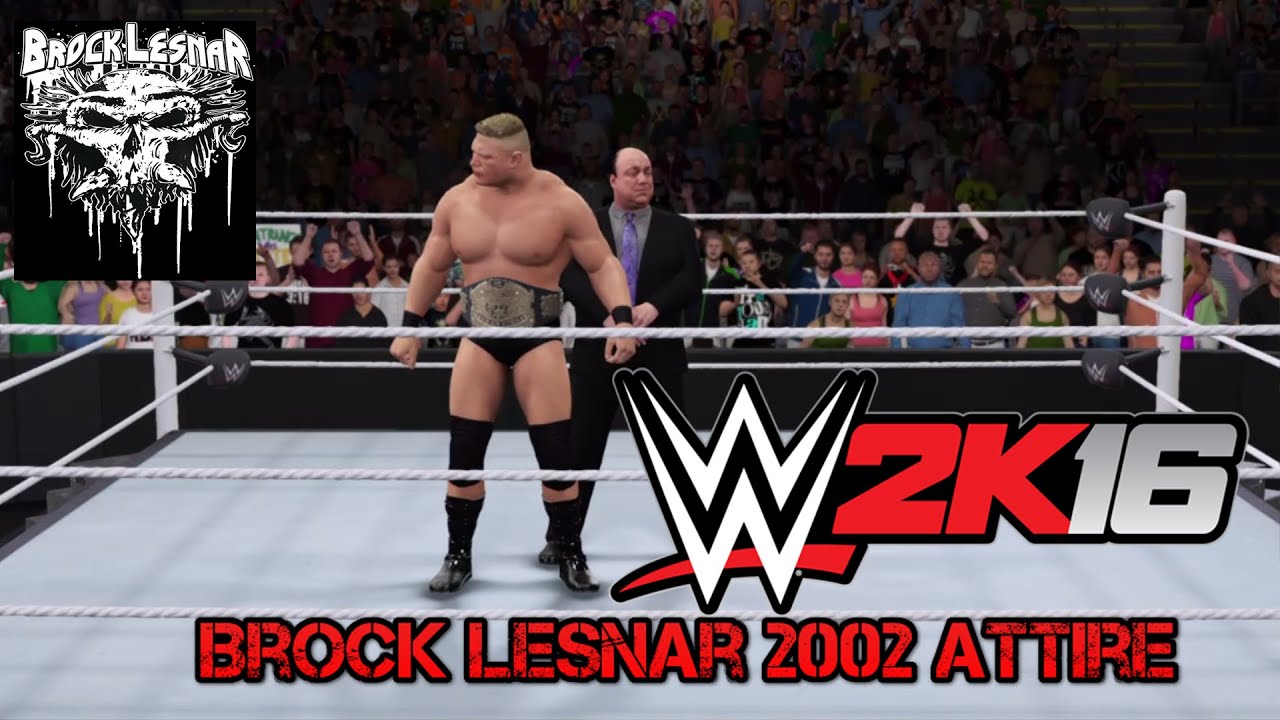 WWE 2K16 - Brock Lesnar 2002-2003 Attire - Created By MrBigShowOff ...