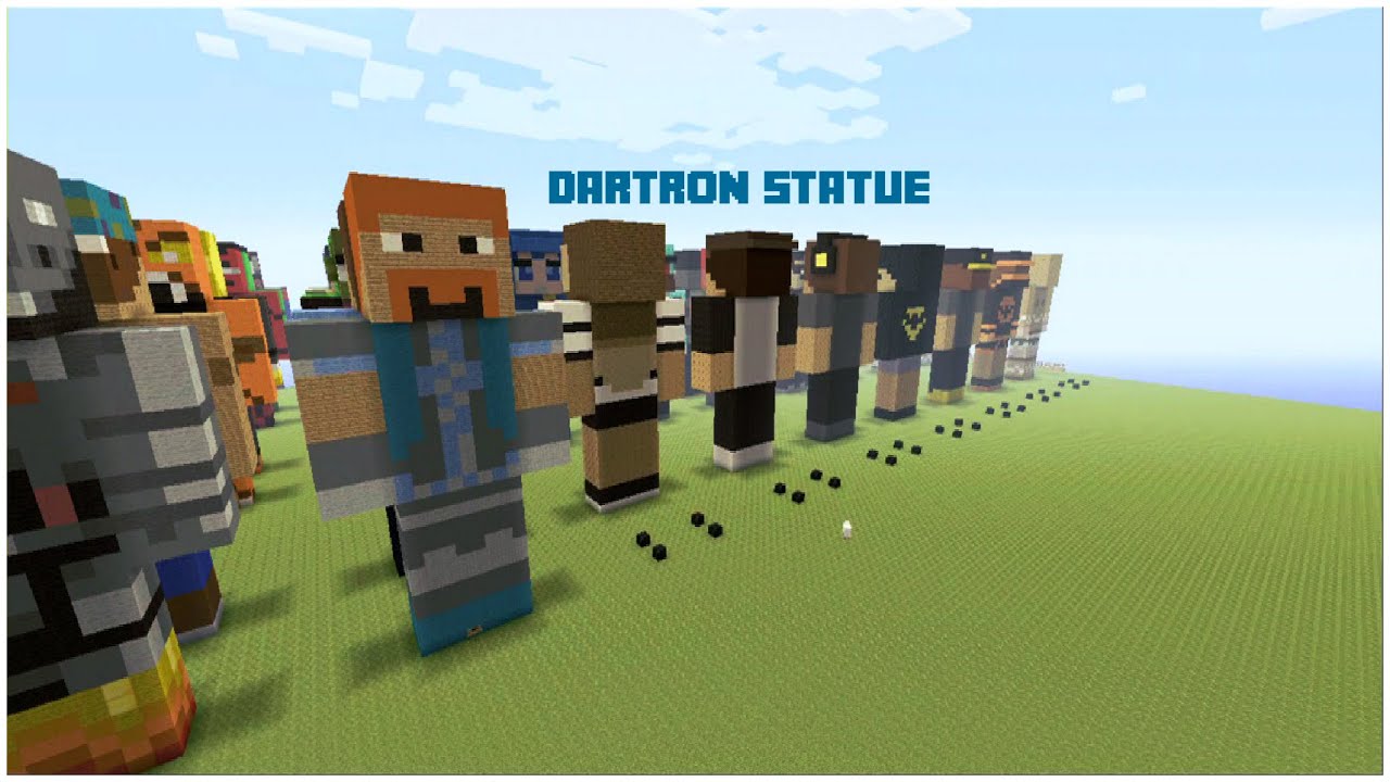 Dartron Statue Tutorial | Minecraft - YouTube