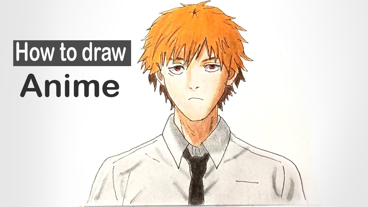 How To Draw Anime for Beginners : Denji "Chainsaw Man. - YouTube