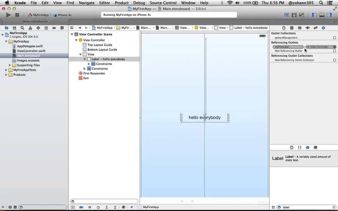 Swift programming language for Cocoa and Cocoa Touch - Section1 Part8 - AppsFresh - YouTube