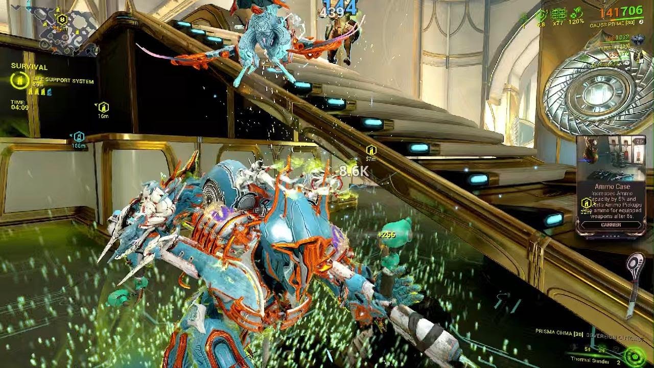 Warframe-Gauss prime-DOING THE RUNNING MAN - YouTube