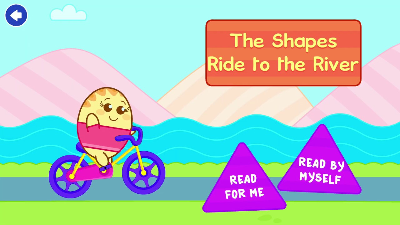 Stories And Tales For Kids - The Shapes Ride to the River - YouTube
