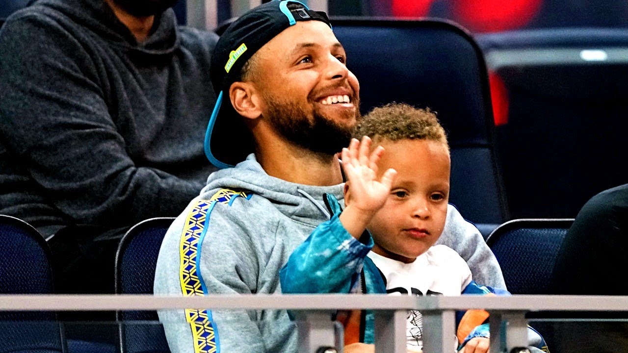 Steph Curry's son, Canon Curry launches, impressive paper airplane ...