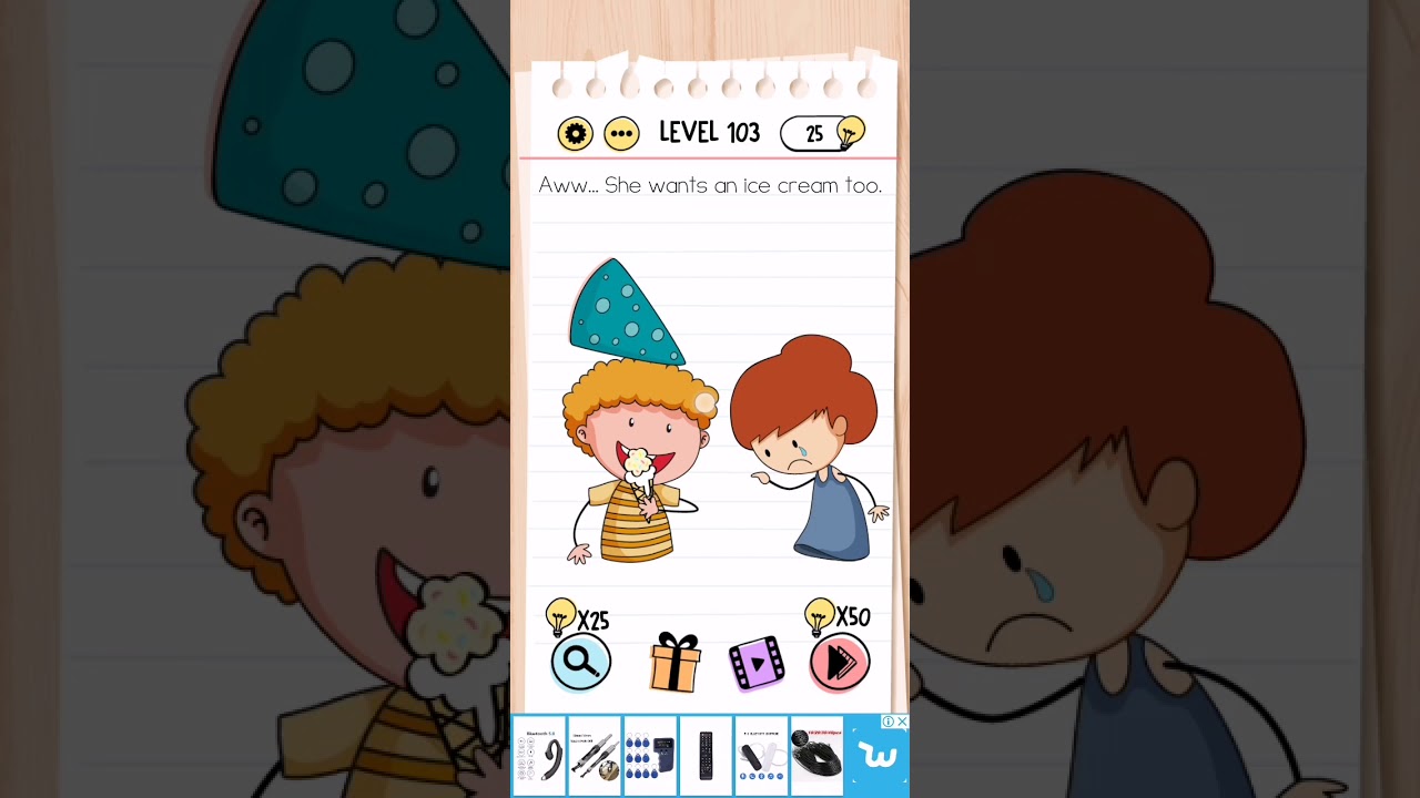 Brain Test Tricky Puzzle level 103-104 - YouTube