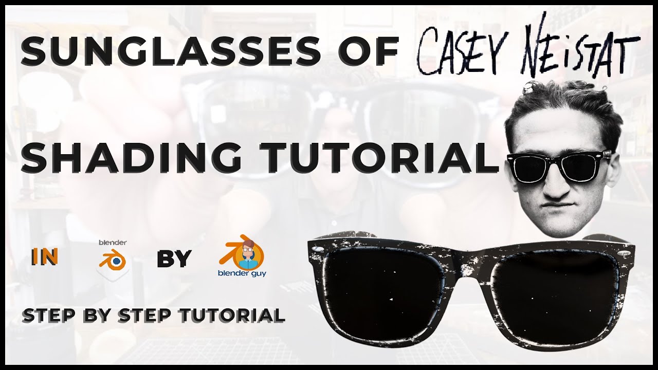 Sunglasses Shading | Materials | Blender Shading Tutorial | Procedural ...