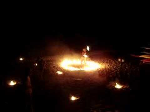 Elia Fire Twirling - Greece2005 - YouTube
