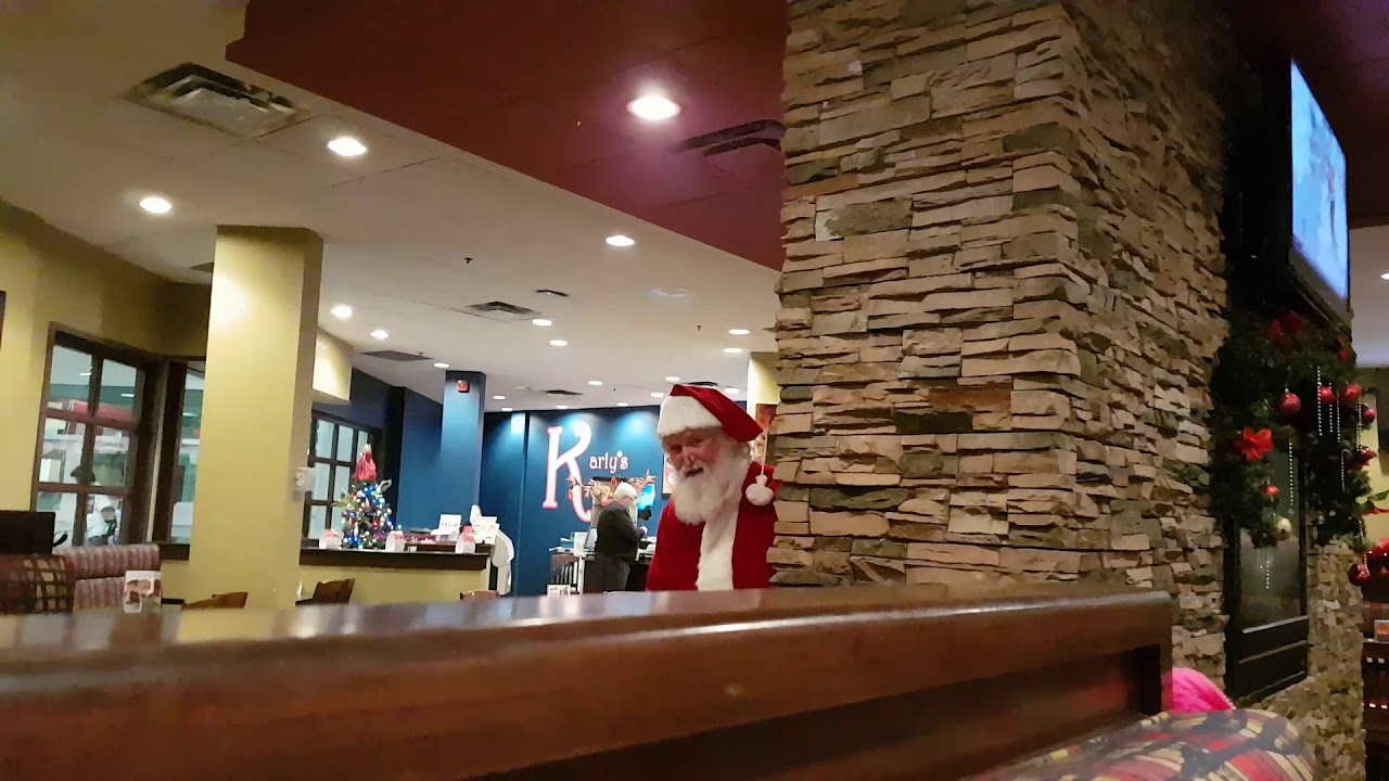 Saw Santa At Smitties Restaurant, December 2018 - YouTube