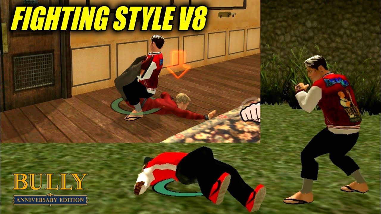 Bully AE mod - Fighting Style V8 - YouTube