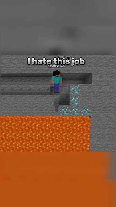 i hate this job 😅#minecraft #funny #memes#shorts - YouTube
