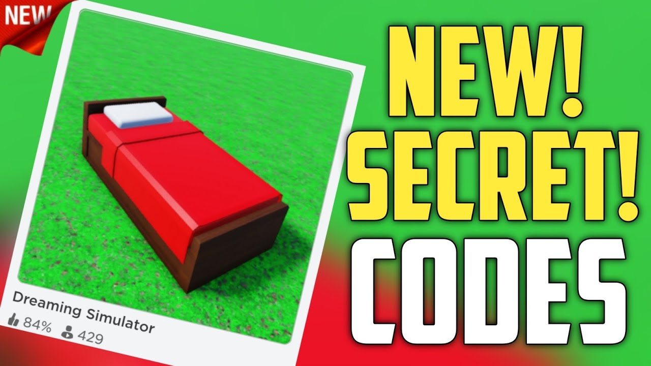 FUTURE CODES!! | *NEW* ROBLOX DREAMING SIMULATOR CODES 2023! - YouTube