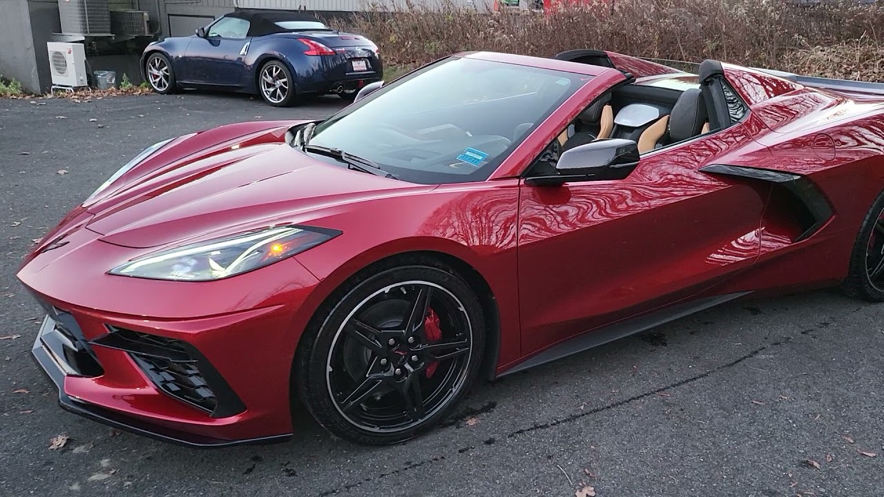 2021 Chevrolet Corvette Convertible 2LT in Red Mist Metallic - YouTube