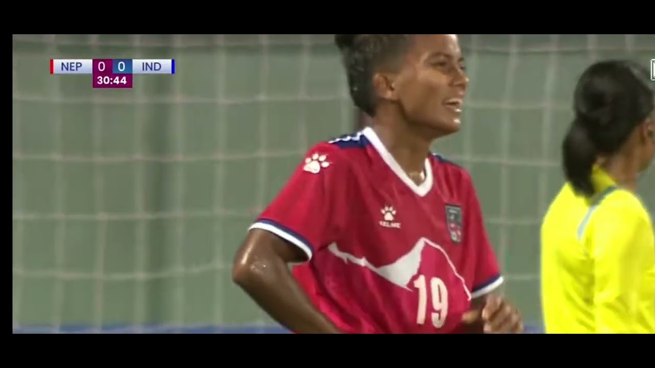 Nepal Vs India women SAAF Semi final match highlight. #youtubevideo # ...