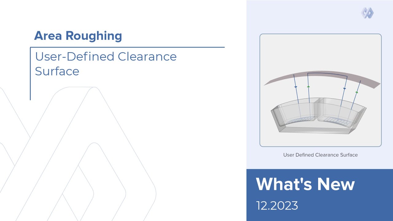 Area Roughing - User-Defined Clearance Surface - YouTube