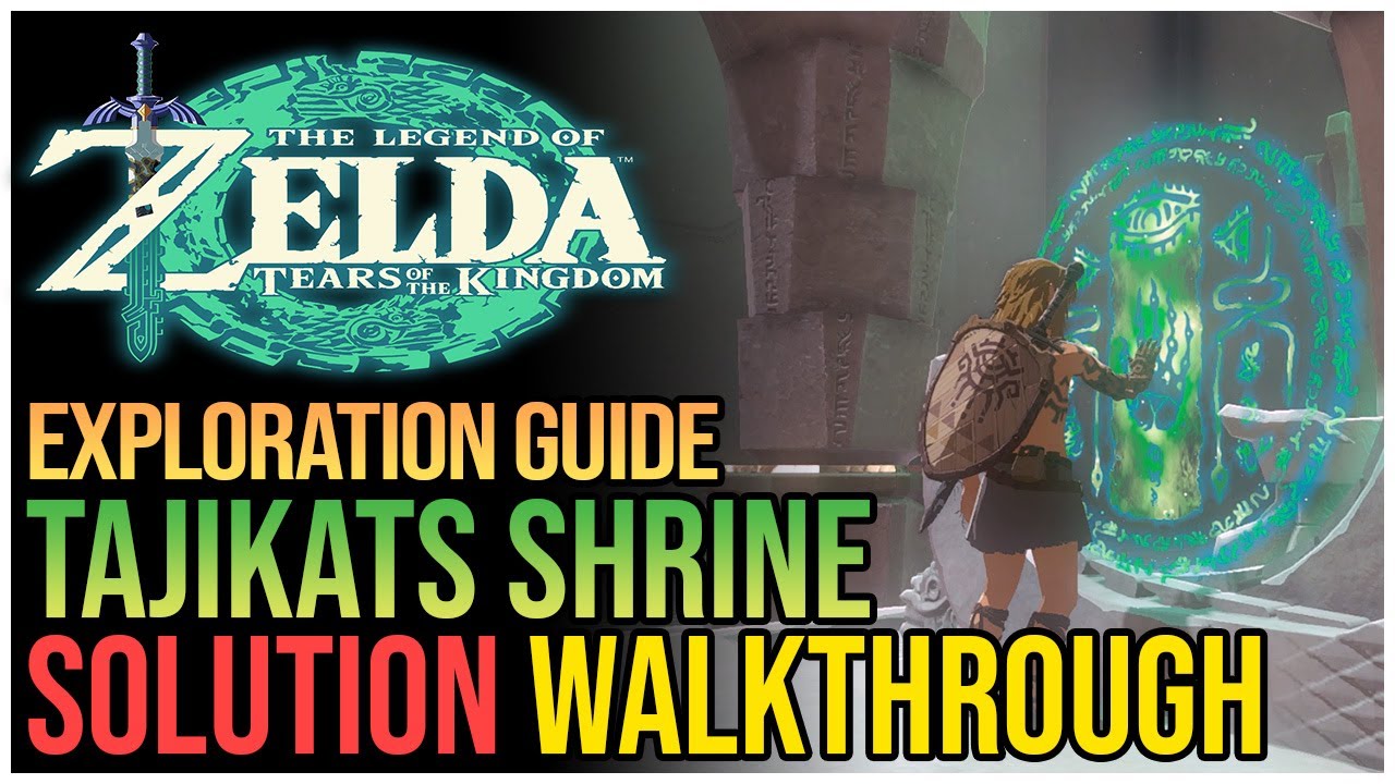 Tajikats Shrine Walkthrough Zelda Tears of The Kingdom - YouTube
