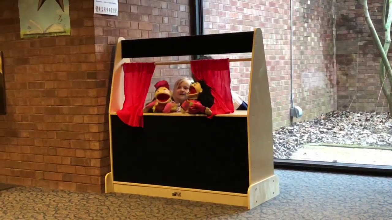 Puppet show right now at the Cleo Rogers Memorial Library - YouTube
