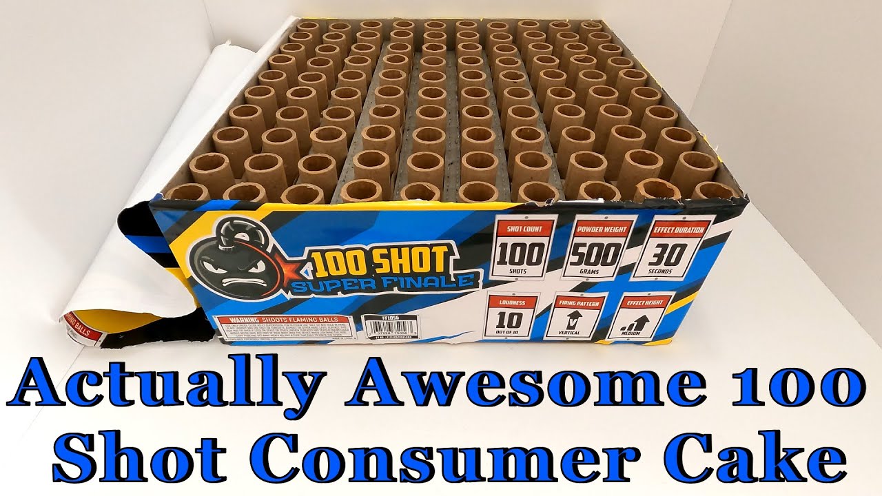 100 Shot Super Finale By Fire Factory Fireworks - YouTube