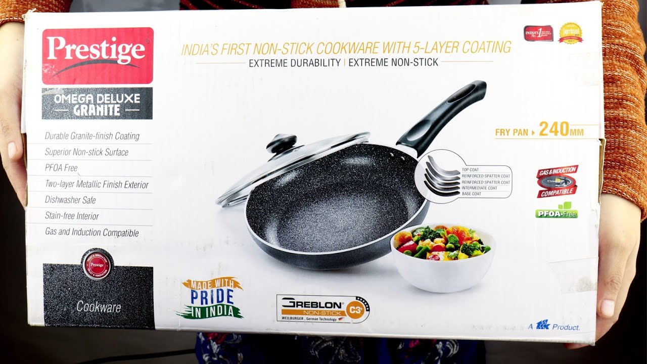 prestige non stick fry pan | Good or Bad!! - YouTube