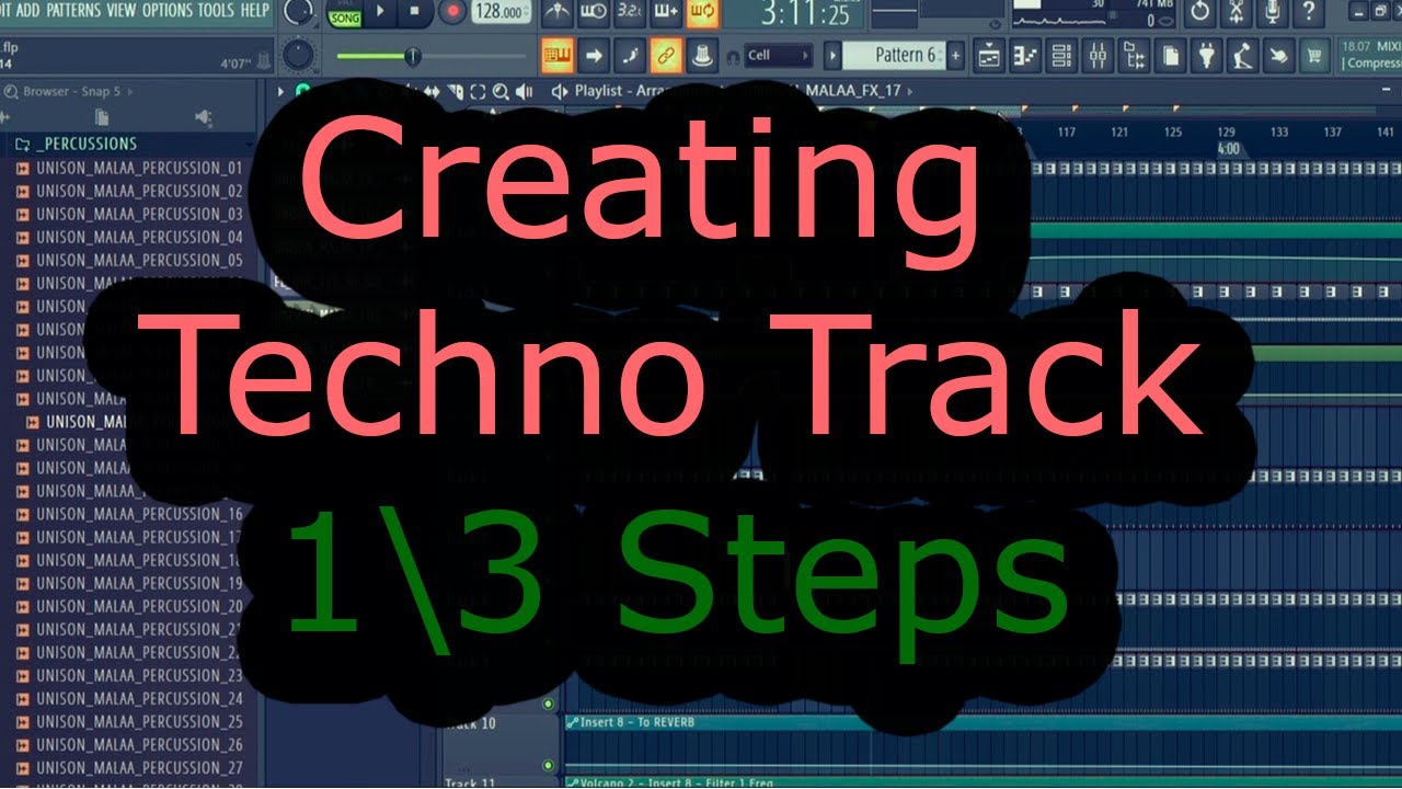 Creating a Techno Track 1\3 Steps - YouTube