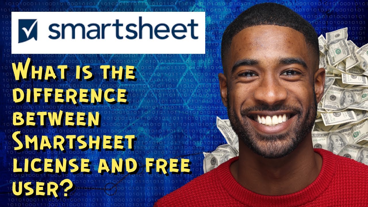 What is the difference between Smartsheet license and free user - YouTube