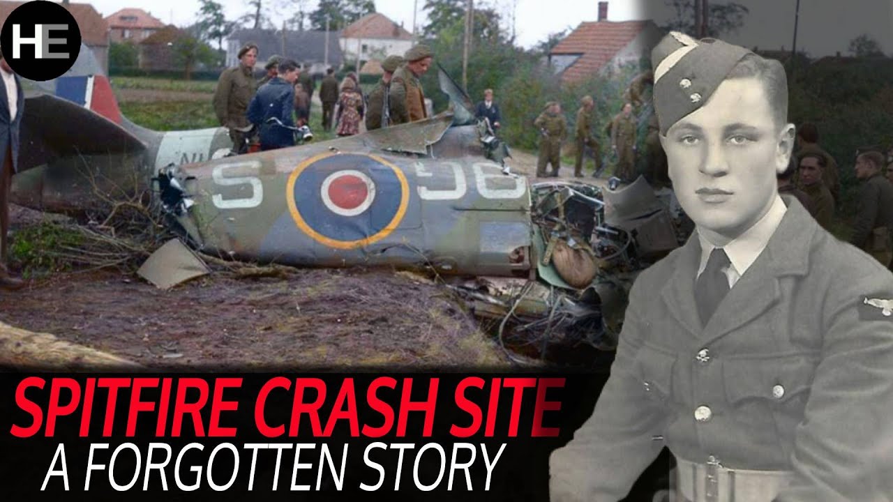 SPITFIRE SHOT DOWN! | Exploring A Crash Site In Normandy | RAF WW2 ...