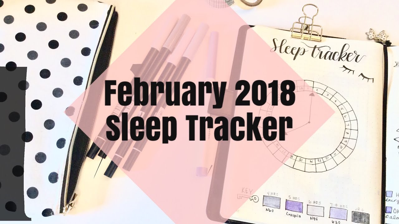 Sleep Tracker| Bullet Journal | February 2018 - YouTube