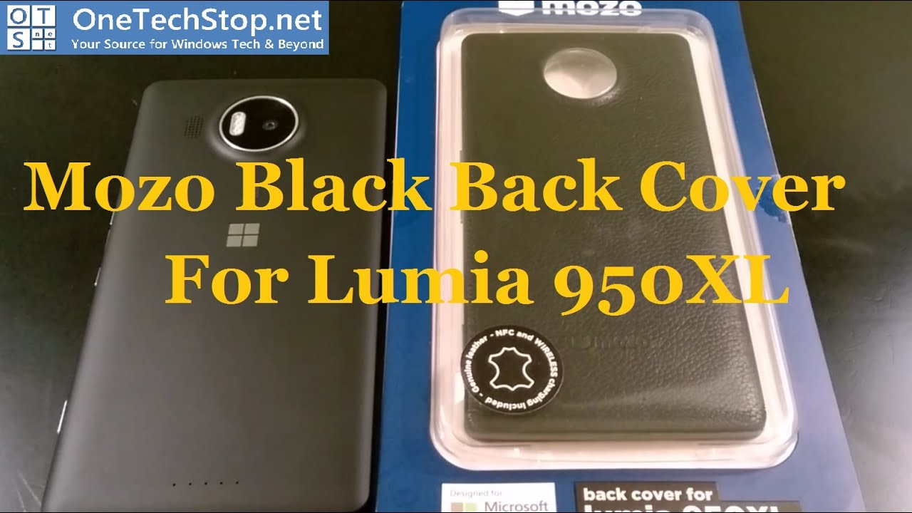 Mozo Black Back Cover for Lumia 950XL (and How To fit) - YouTube